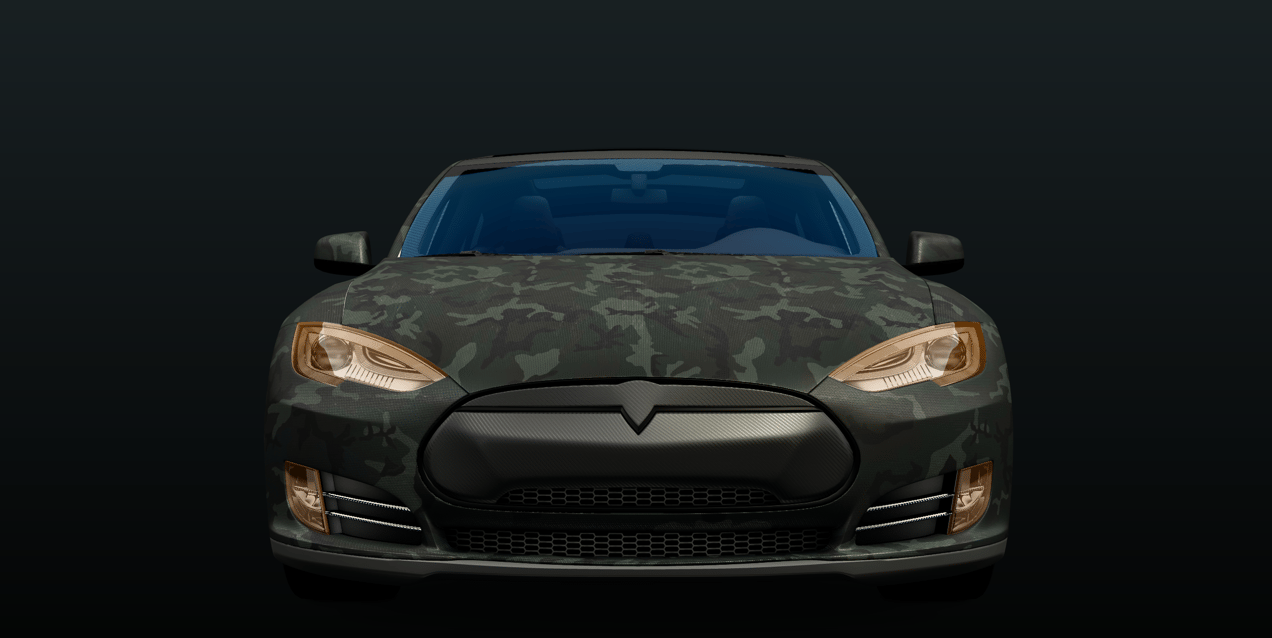 ProVisual — Electric Car 3D mockup and 3D model - customize online now