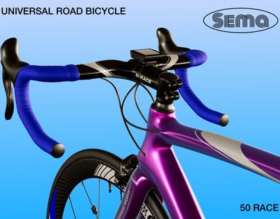 ProVisual — Road Universal Bicycle 3D mockup and 3D model - see every ...