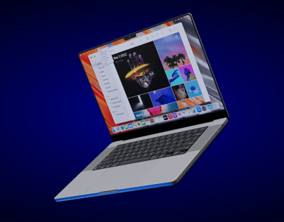 ProVisual — MacBook Pro 2021 16 Inch 3D mockup and 3D model - try it ...