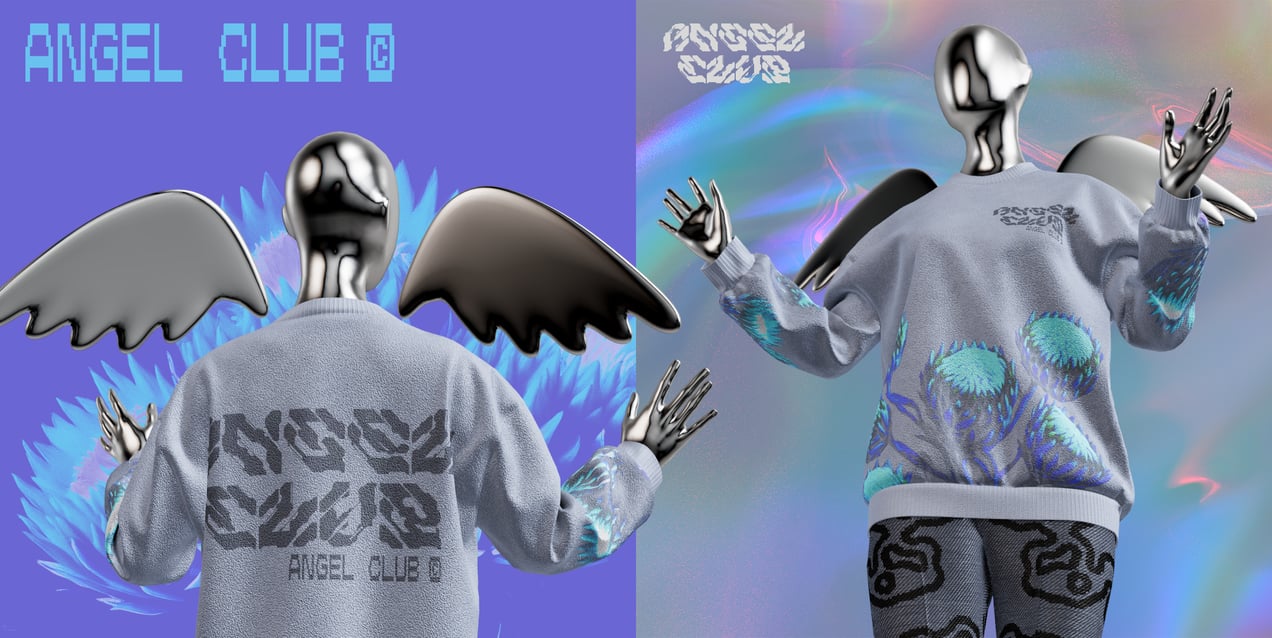 ProVisual — Character with Wings 3D mockup