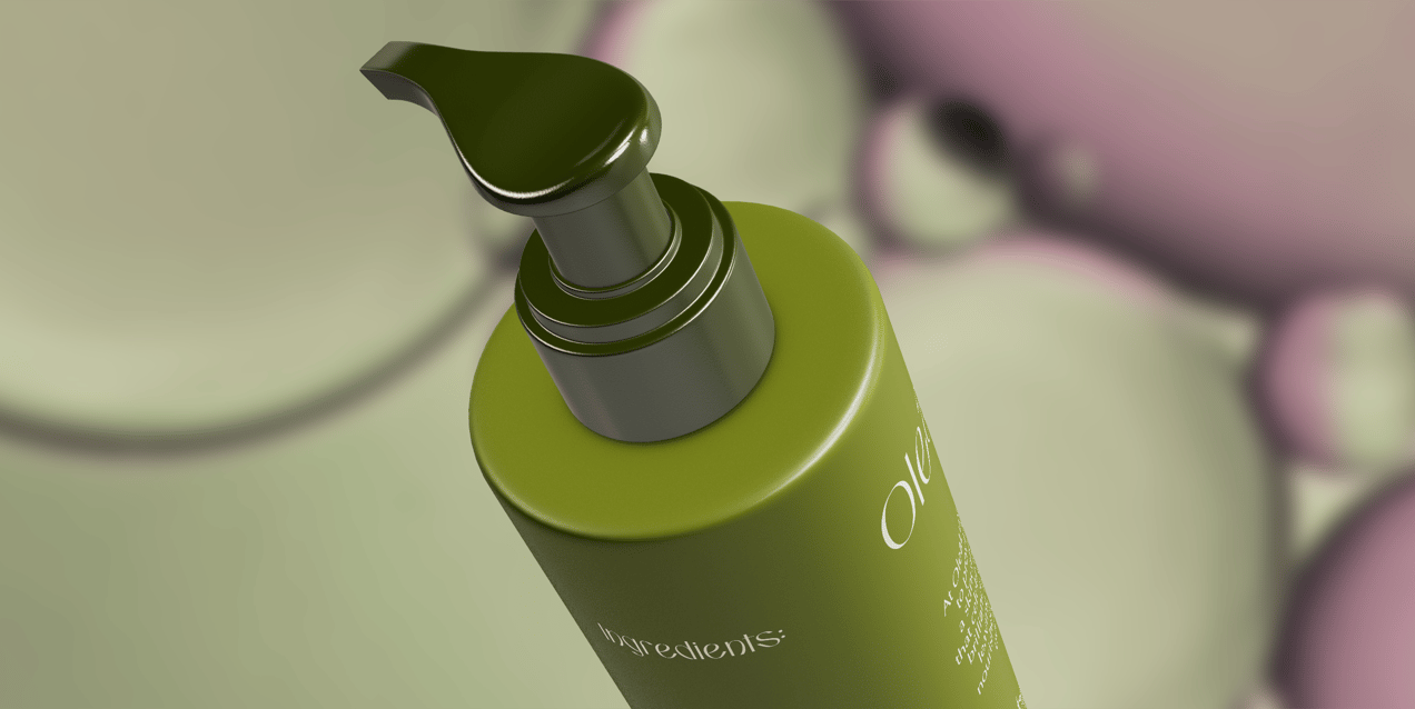 Cosmetic Pump Bottle. 3D model. ProVisual.