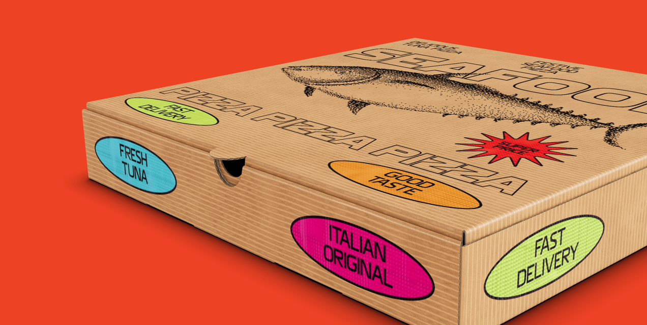 Pizza Box. 3D model. ProVisual.