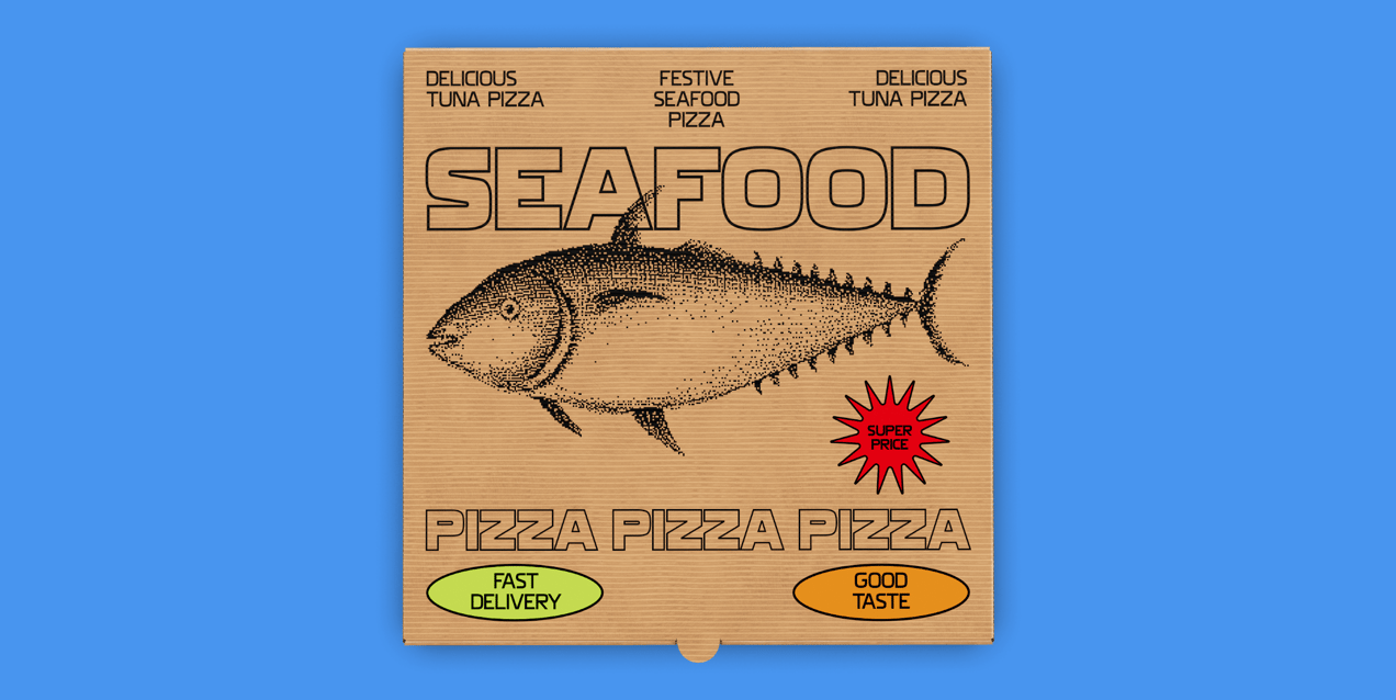 Pizza Box. 3D model. ProVisual.