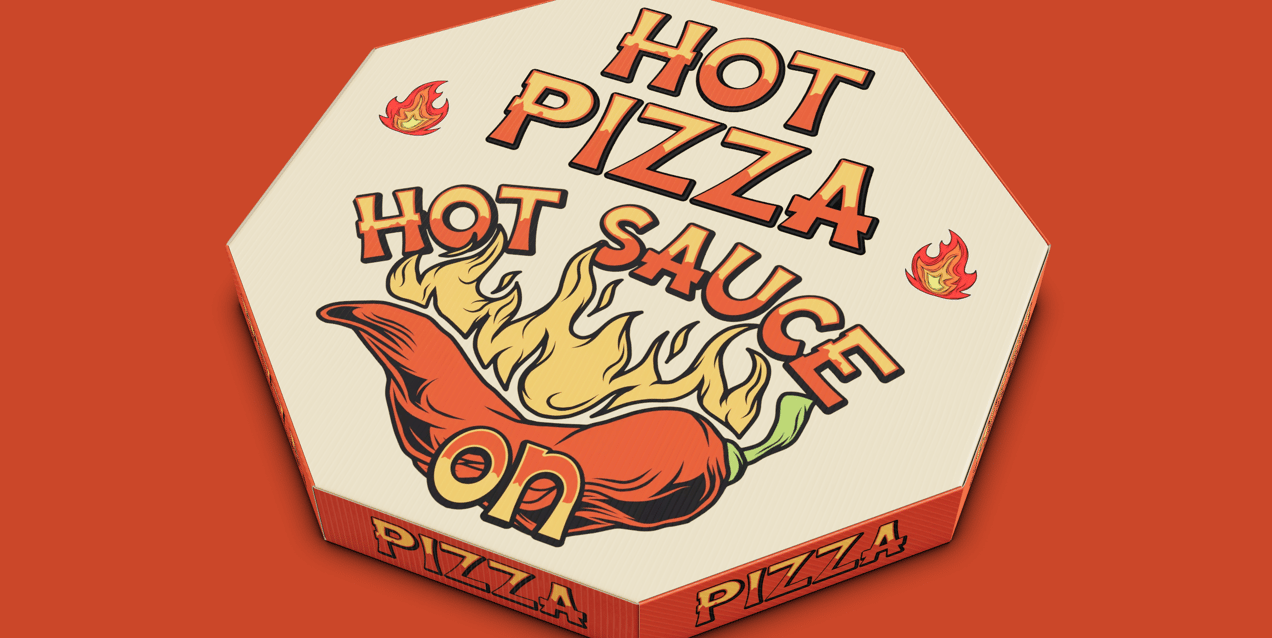 Free Pizza Box 3D mockup. Create presentations using Online Mockup ...