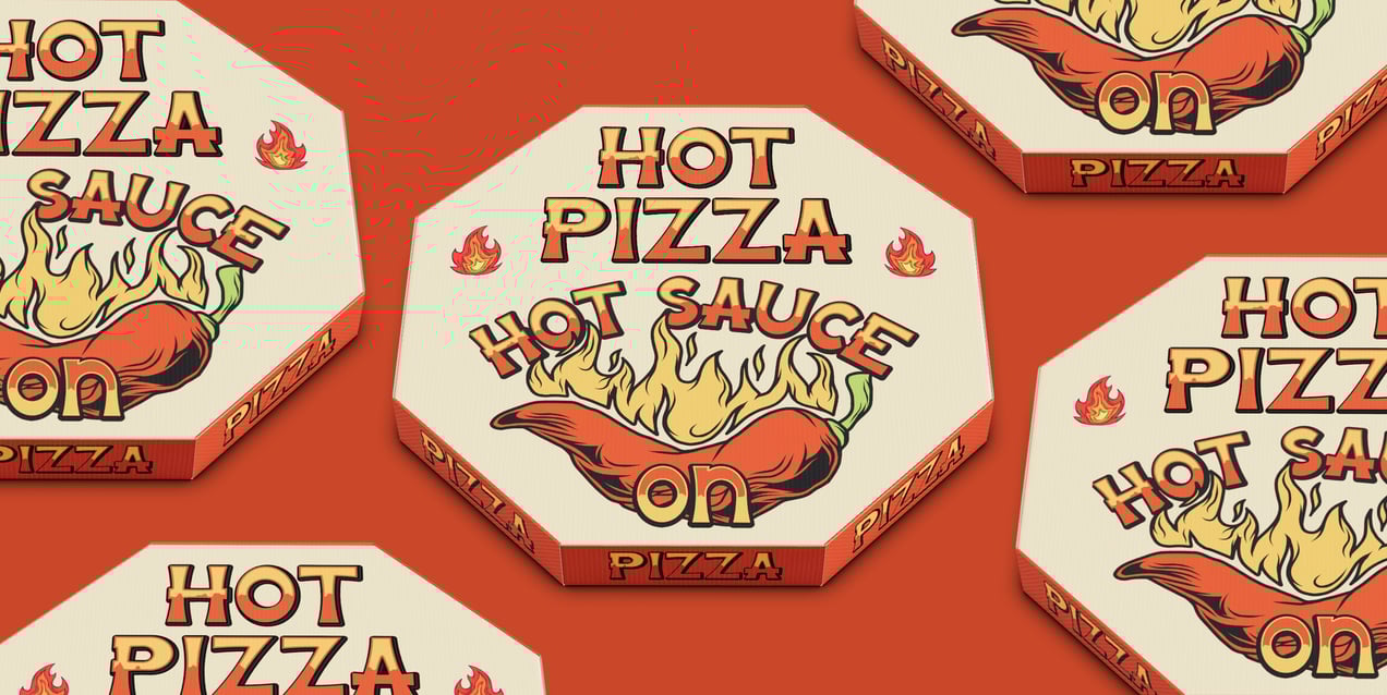 Free Pizza Box 3D mockup. Create presentations using Online Mockup ...