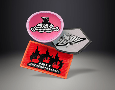 Free Patch 3D mockup. Create presentations using Online Mockup Generator.
