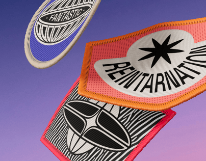 Free Patch 3D mockup. Create presentations using Online Mockup Generator.